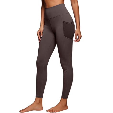Athletic High Waist Workout Gym Leggings Tummy Control Exercise Solid