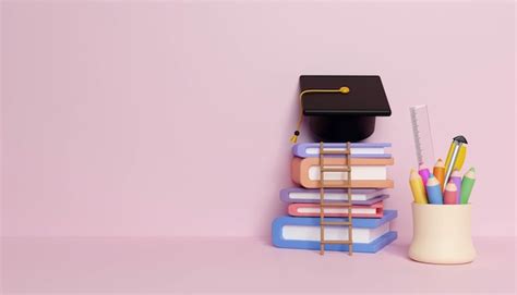 Premium Photo Back To School Education Background Achievement Or Go To Success 3d Render