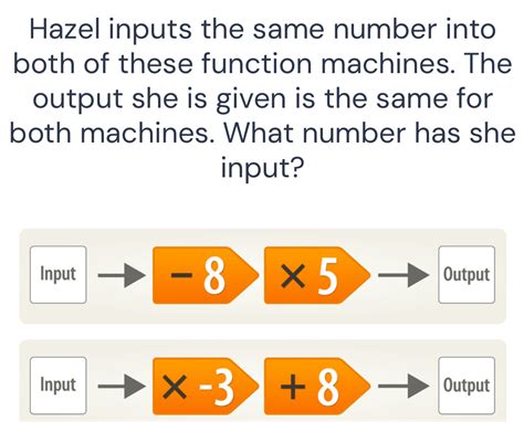 Solved Hazel Inputs The Same Number Into Both Of These Function