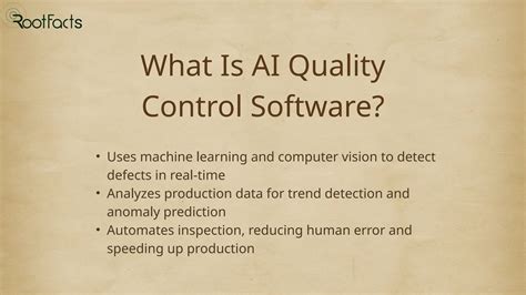 Artificial Intelligence Quality Control Software Development Servicespptx