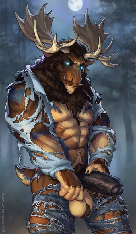 Rule 34 Abs Anthro Antlers Balls Blue Eyes Clothing Deer Diffuse