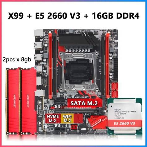Buy Machinist X99 Rs9 Motherboard Kit Set With Xeon E5 2660 V3 Cpu And