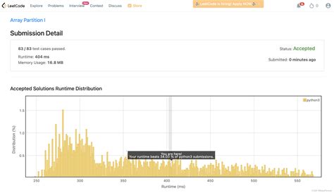 Leetcode日练笔记26 561 209 Array Partition I And Minimum Size Subarray Sum