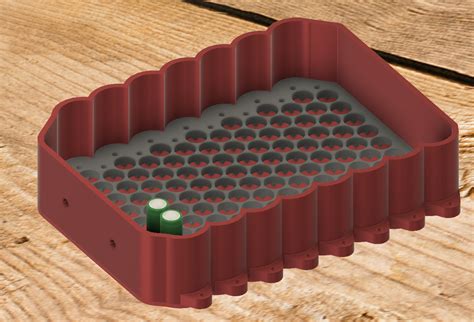 Stl File Battery Case 18650・model To Download And 3d Print・cults