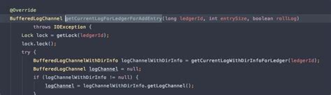 deadlock occurred when entrylogperledgerenabled is true · issue 3780