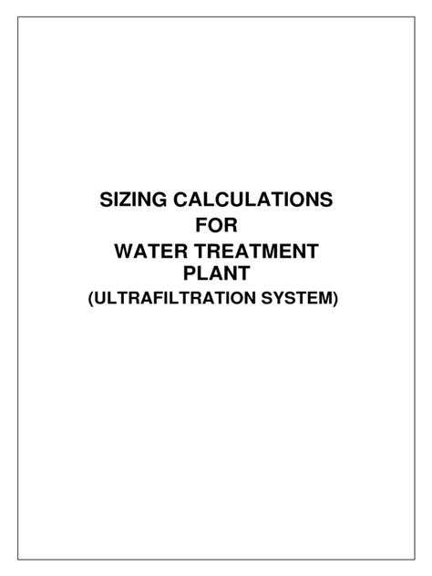 Basic Engineering Calculations R1 Pdf Membrane Environmental