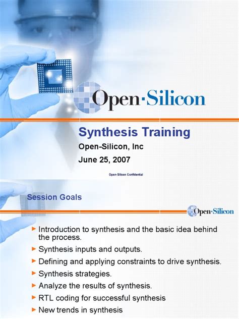 synthesis training pdf hardware description language logic synthesis