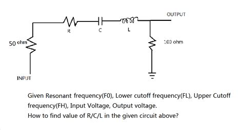 Solved Given Resonant Frequency Fo Lower Cutoff Frequency