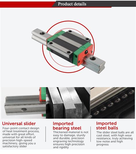 Linear Shaft Linear Slide Rail HIWIN HG CNC Linear Guide Rail Products From Zhejiang Shuntong