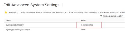 Vmware Esxi System Logs Are Stored On Non Persistent Storage Windows для системных