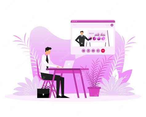 Premium Vector Mockup With Video Call People Mobile Phone Mockup Vector Illustration