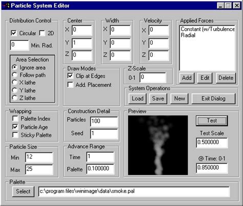 Smoke Particle System Example