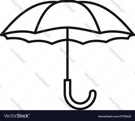 Umbrella Outline Picture