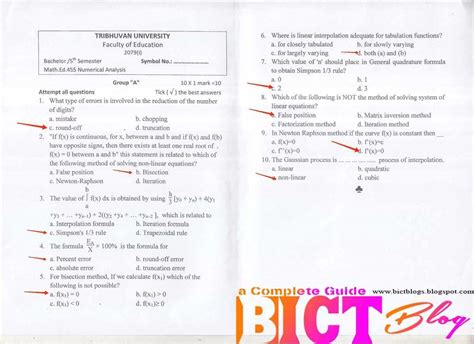 Numerical Analysis Mcq Solutions Noted Insights