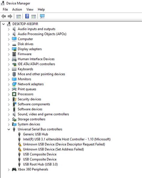 Usb Device Device Descriptor Request Failedset Address Failed Solved Windows 10 Forums