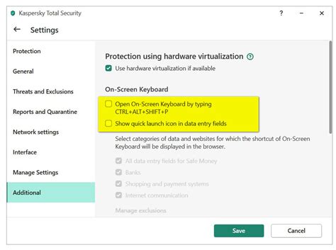 How Do I Disable The Virtual Keyboard Kaspersky Internet Security Kaspersky Support Forum