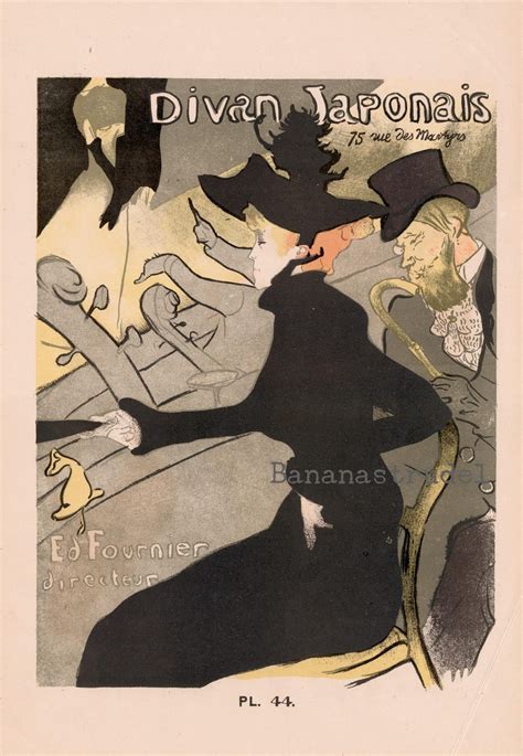 Divan Japonais By Henri De Toulouse Lautrec Paris Nightlife 1921