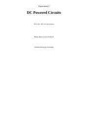 Understanding DC Circuits Lab Experiment Insights And Results Course Hero