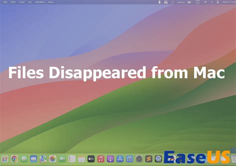 File Suddenly Disappeared Mac How To Get Them Back