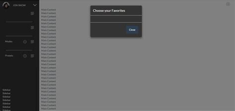 Html Bootstrap Modal Appears On The Background When The Sidebar Position Changes Stack Overflow