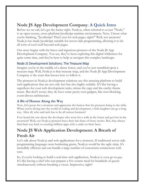 Ppt Your Path To Excellence Node Js App Pioneers Powerpoint Presentation Id 12620561