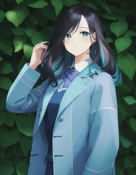 Anime Character Long Coat Images Stock Photos D Objects