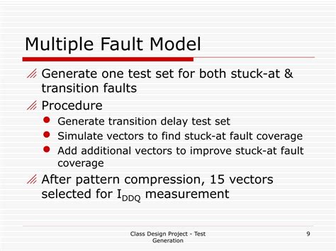 Ppt Class Design Project Test Generation Powerpoint Presentation Free Download Id9722188