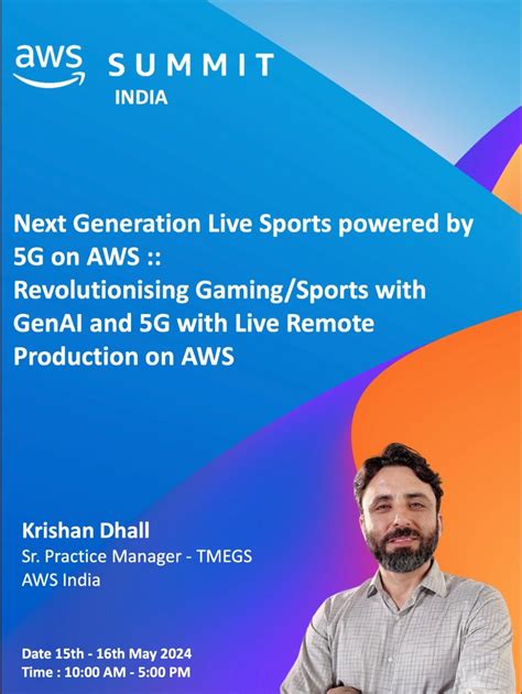 Krishan Dhall On Linkedin Come Join Us As We Use Aws Cloud To Unleash The Potential Of 5g
