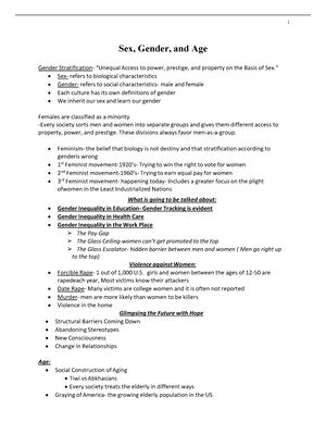 Sex Gender And Systems Of Power Sex Gender And Systems Of Power