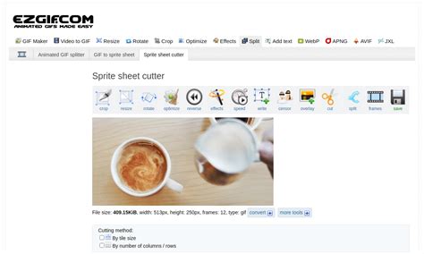 Online Sprite Sheet Cutter Splitter Decompiler
