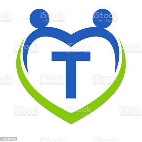 건강 관리 사인 유니티 및 팀워크 로고 디자인 편지 T 벡터 템플릿에 자선 및 기부 재단 로고 타입 손에 대한 스톡 벡터 아트 및 기타 이미지 Istock