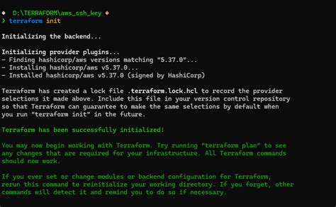 how to create an ssh key in terraform geeksforgeeks