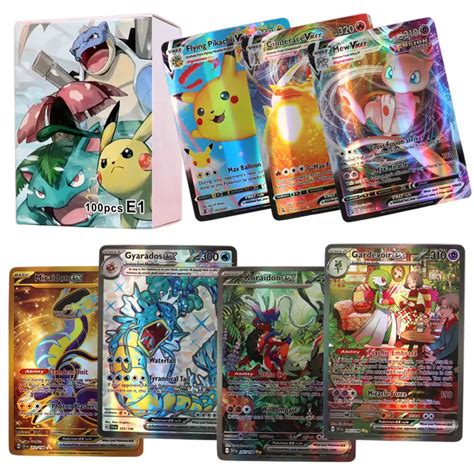 New Holographic Pokemon Cards Scarlet Violet 80vmax 20ex English Letter