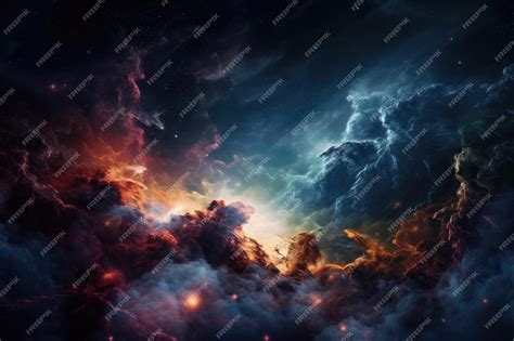 Premium Ai Image Artwork From Space Starfield Fantastic Nebulae This Image39s Components Were