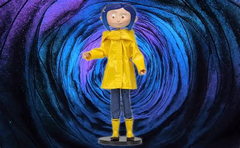 Boneca Coraline Bendy Fashion Doll In Rain Coat Neca Br
