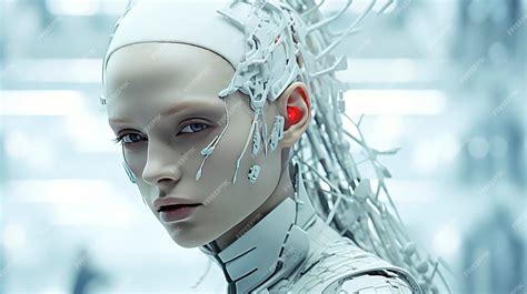 Premium Photo Advanced Humanoid Robot With Exposed Circuitry Created With Generative Ai Technology