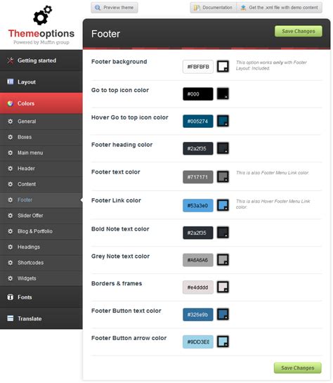 Theme Options Protect Your Assets
