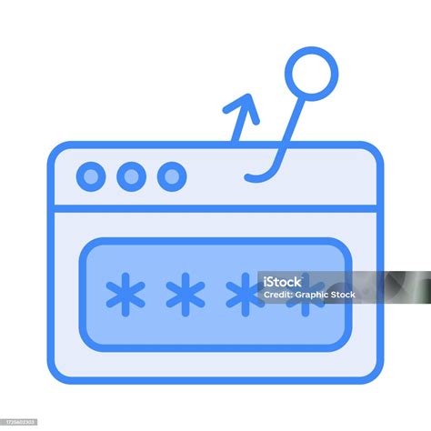 Phishing Password Icon Hacker Attack And Web Security Steal Passwords