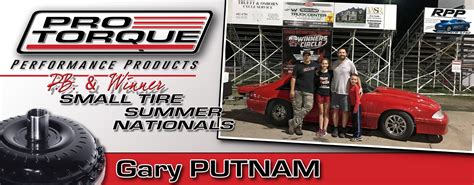 Protorque Congratulations To Gary Putnam For Winning The
