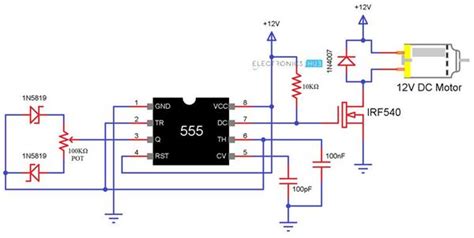 Motor Speed Controller Schematic