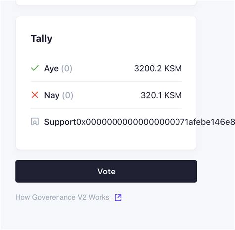 Gov2 Detail Tally Data · Issue 2159 · Opensquare Networksubsquare