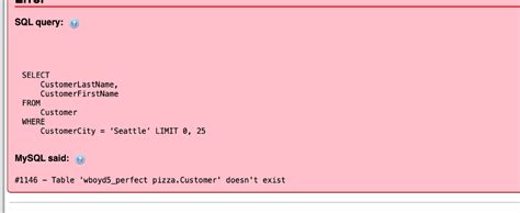 Solved SQL Query SELECT CustomerLastName CustomerFirstName Chegg