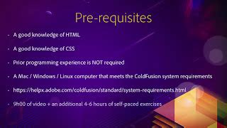 Tutorials ColdFusion