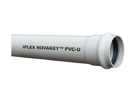 Novakey PN15 PVC-U Pressure Pipe RRJ Metric Pipe Series 1 | Iplex NZ