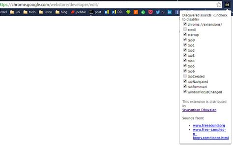 chrome sound effects chrome web store