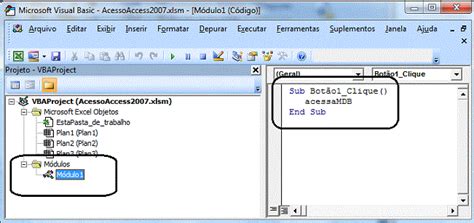 Vba Acessando O Access 2007 Com Excel
