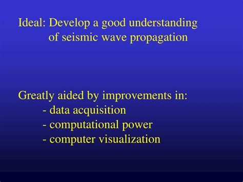 PPT Visualizing Seismic Wave Propagation PowerPoint Presentation Free Download ID