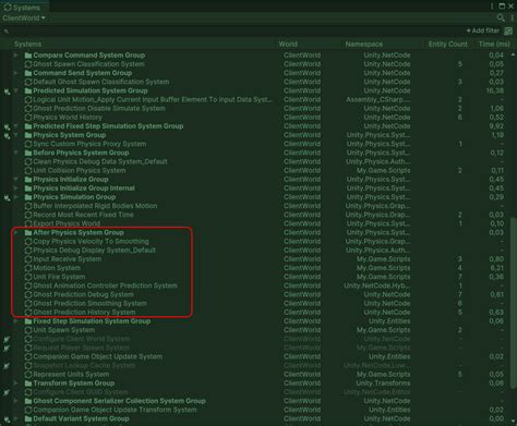 Ui Entity Systems Window Displayed Hierarchy Broken Unity Engine