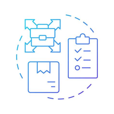 Resource Availability Blue Gradient Concept Icon Company Ability
