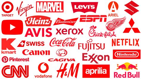 Mẫu logo màu đỏ red logo thiết kế độc đáo cho thương hiệu của bạn